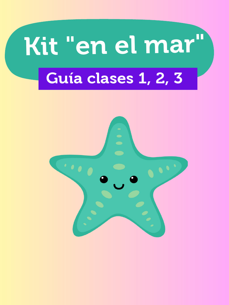 Kit de Mar: Primeros Pasos Creativos | PDF