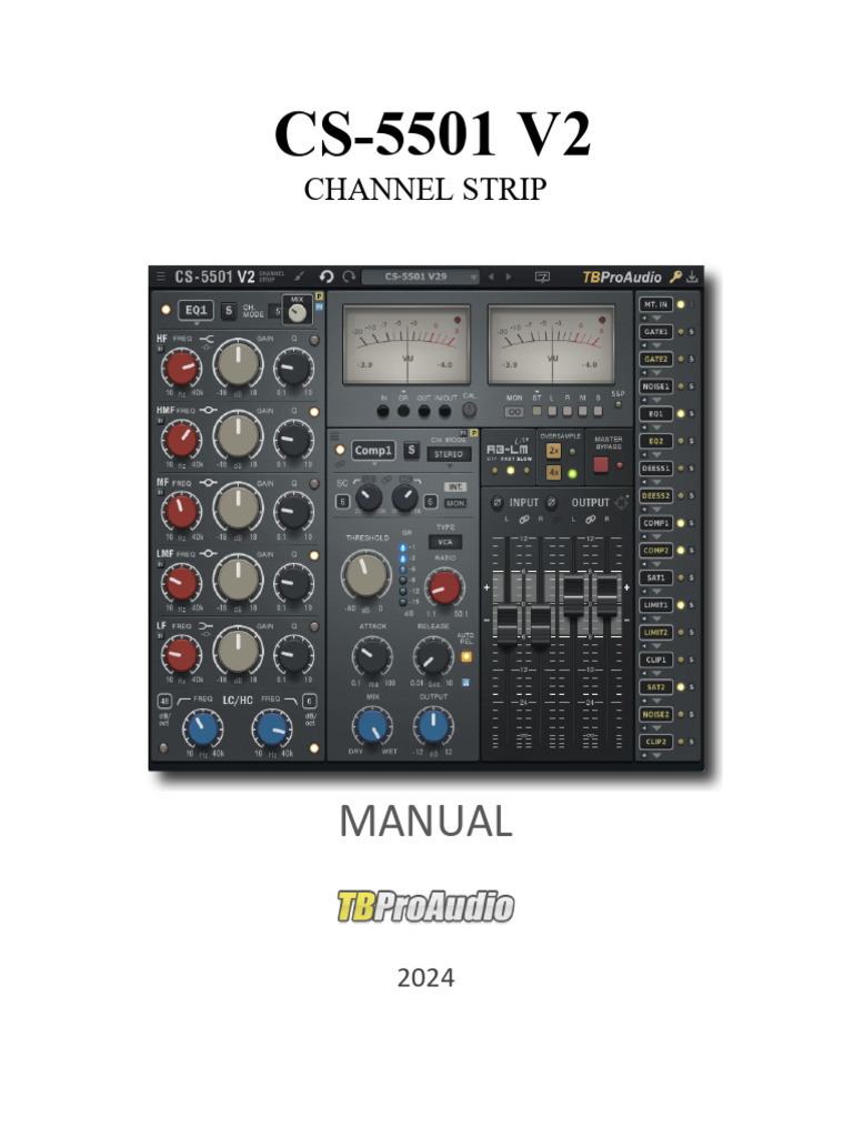 CS5501V2 Manual | PDF | Equalization (Audio) | Sound