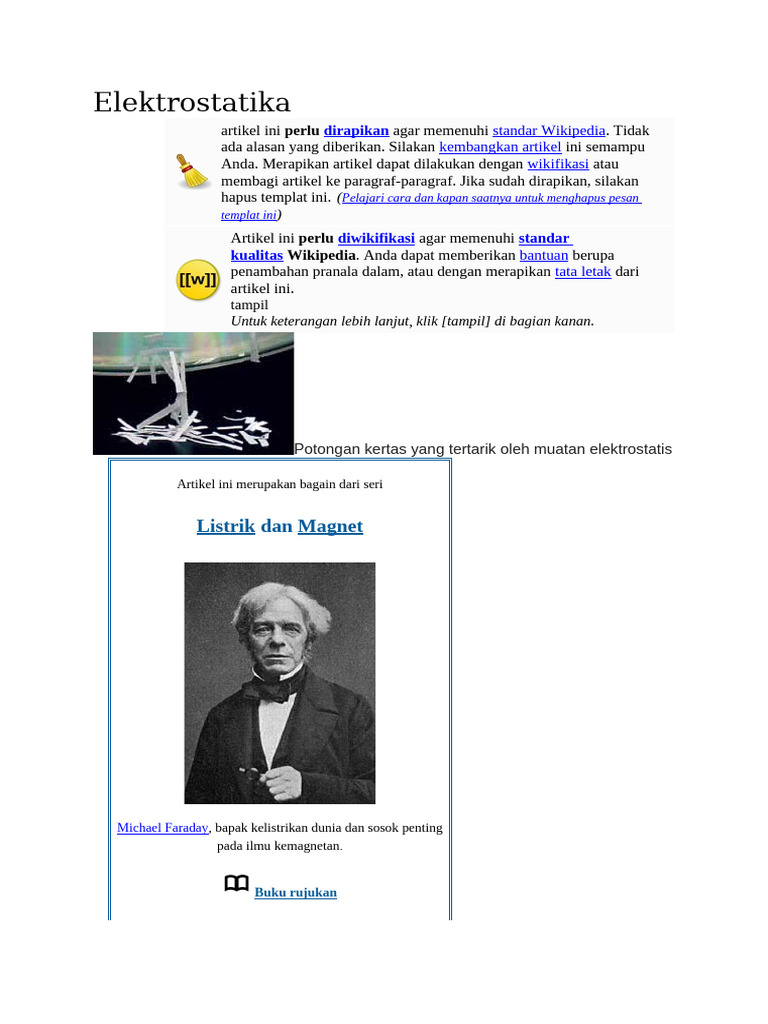 Elektrostatika | PDF | Metode & Bahan Ajar | Teknologi & Rekayasa