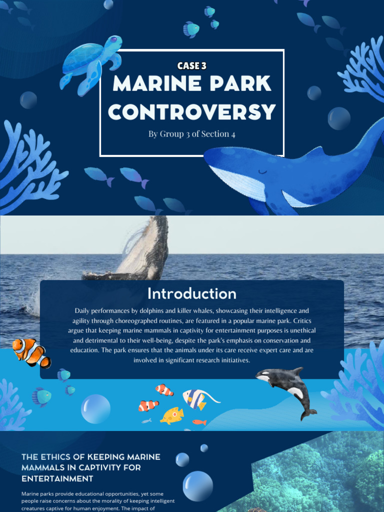 Ethics of Marine Mammal Captivity | PDF | Marine Mammals | Dolphin