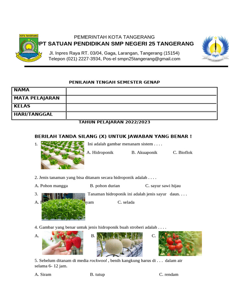 Soal Abk Prakarya | PDF