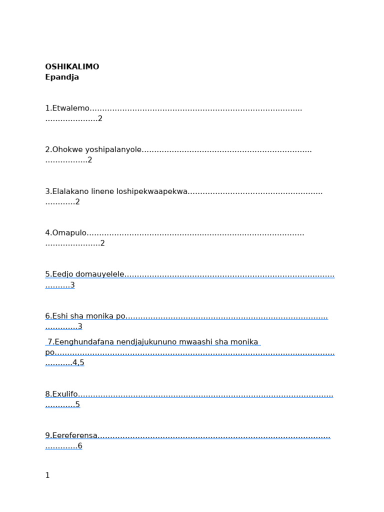 Negonga Shavuka | PDF