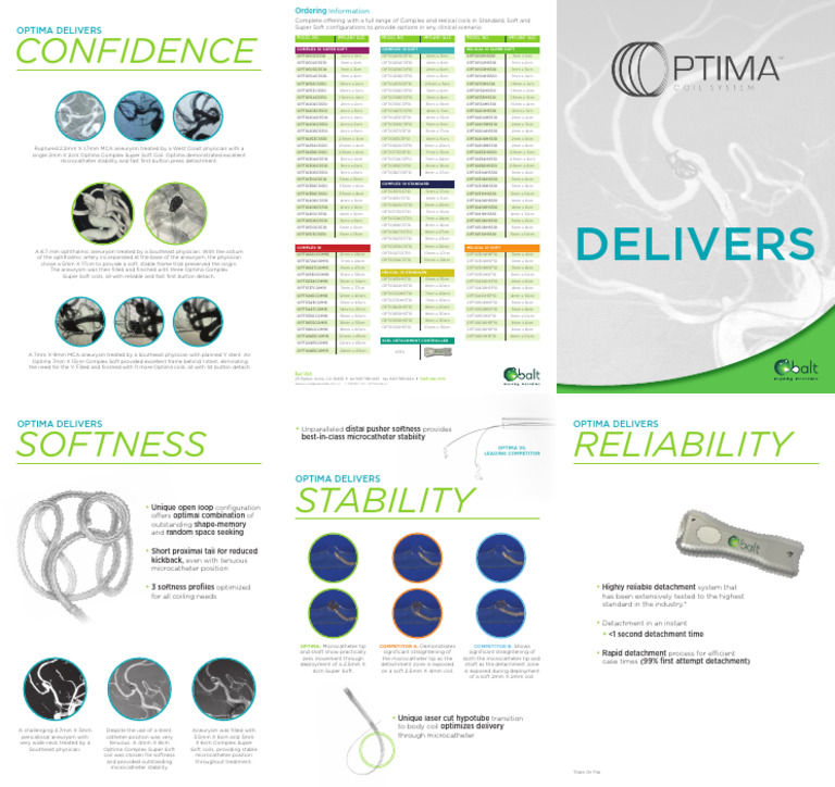 BALT Optima MKTG-165 - RevB | PDF | Vascular Diseases | Cardiovascular ...