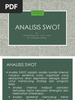 Analisis SWOT (Pembagian Kuadran) | PDF