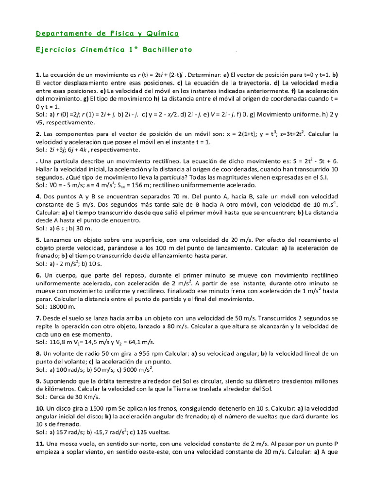 Cinematica 2024 | PDF