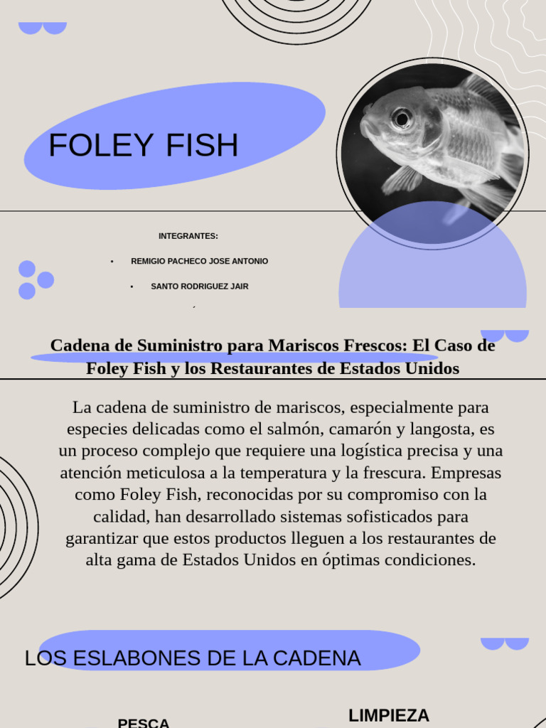 Foley Fish | PDF | Agua | Refrigerante
