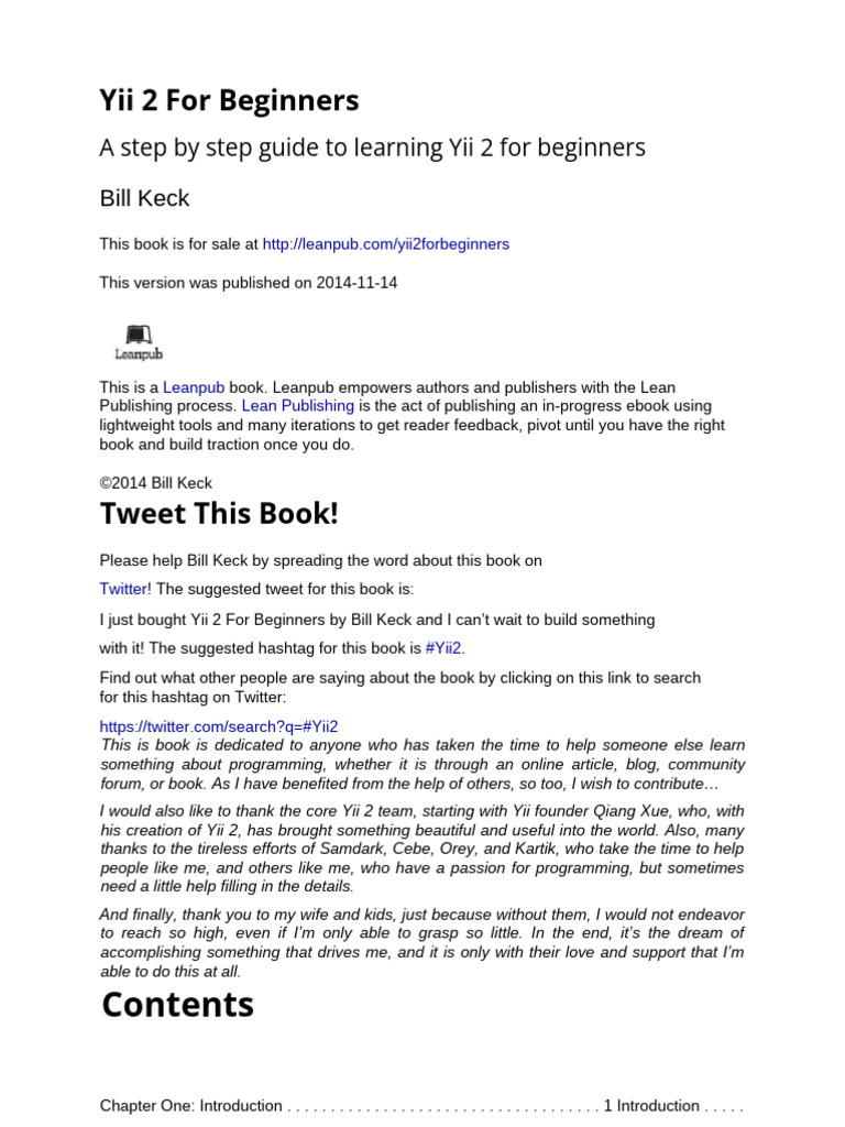 Yii 2 For Beginners | PDF | Integrated Development Environment | Databases