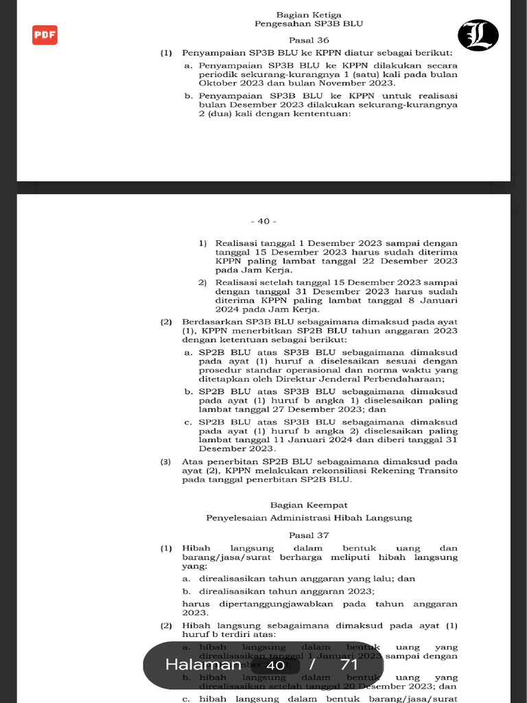 PER-10 - PB - 2023 Langkah-Langkah Dalam Menghadapi A | PDF