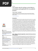 Writing an Elsevier Cover Letter Guide | PDF | Academic Journal | Editing