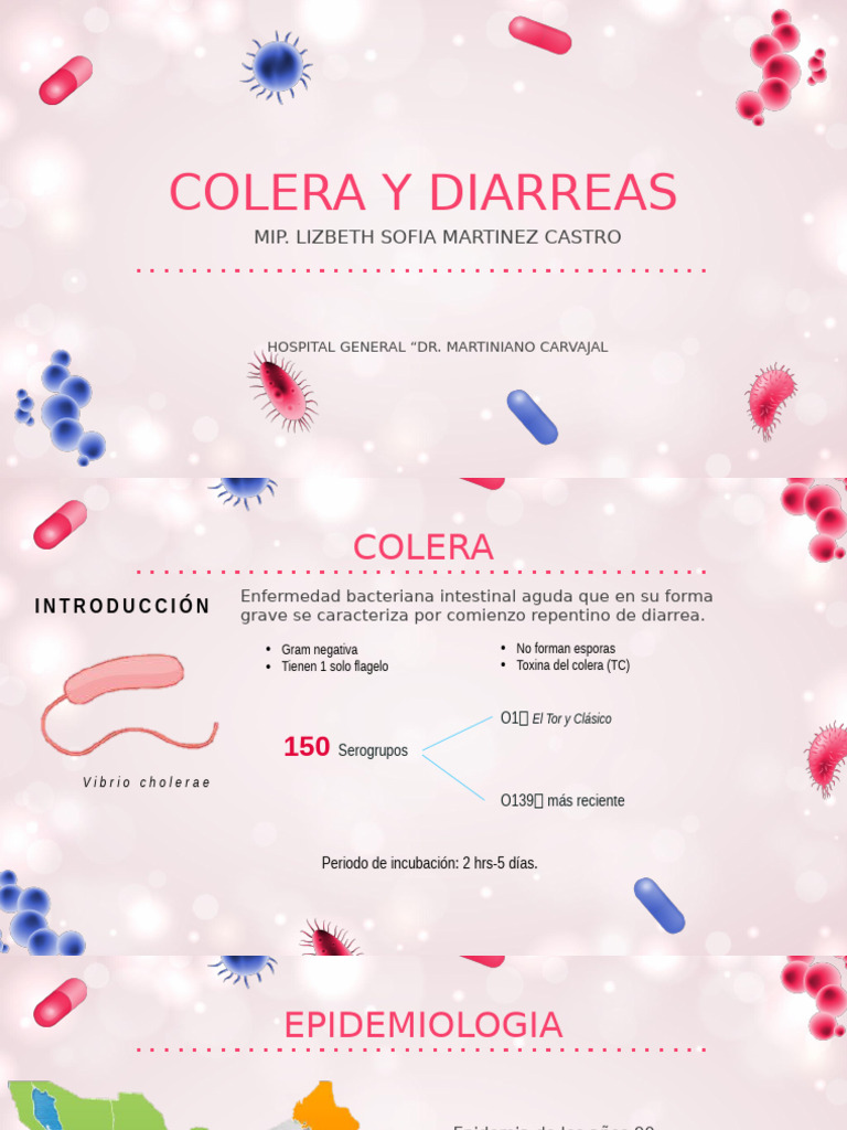 Colera y Diarreas | PDF | Cólera | Diarrea