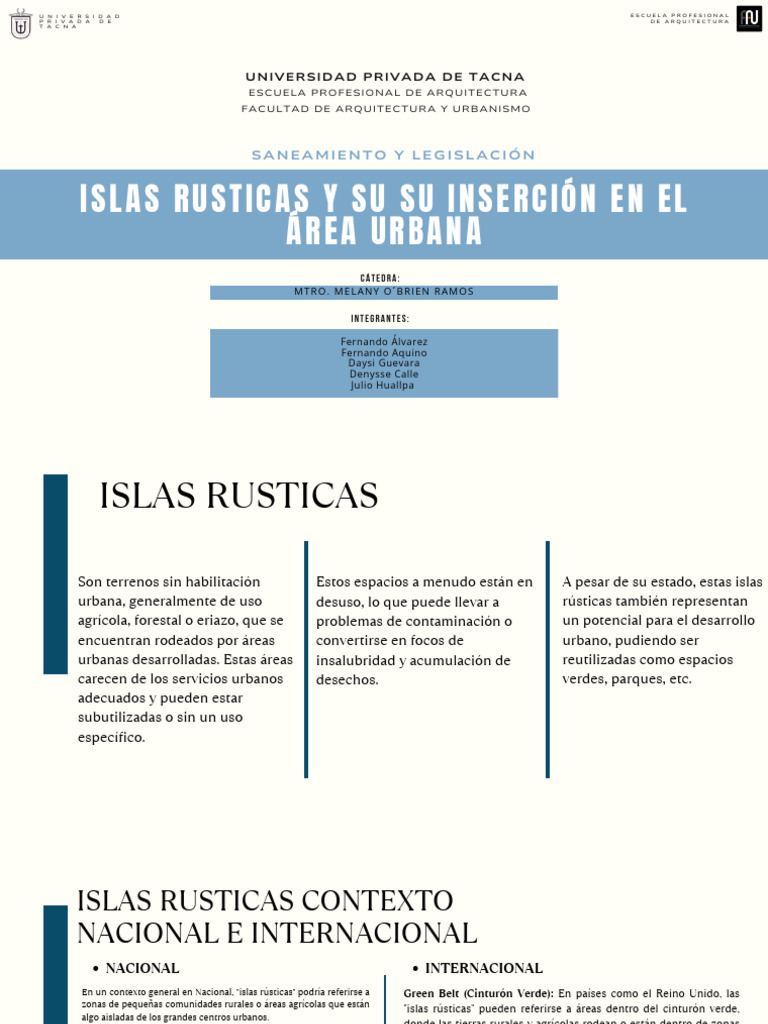 Islas Rústicas: Potencial Urbano Arequipa | PDF | Zonificación