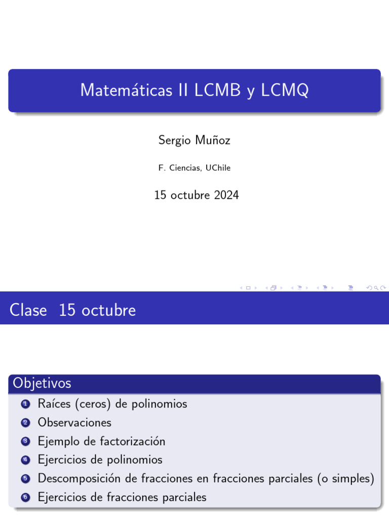 Apunte y Soluciones A Ejercicios de La Clase ...