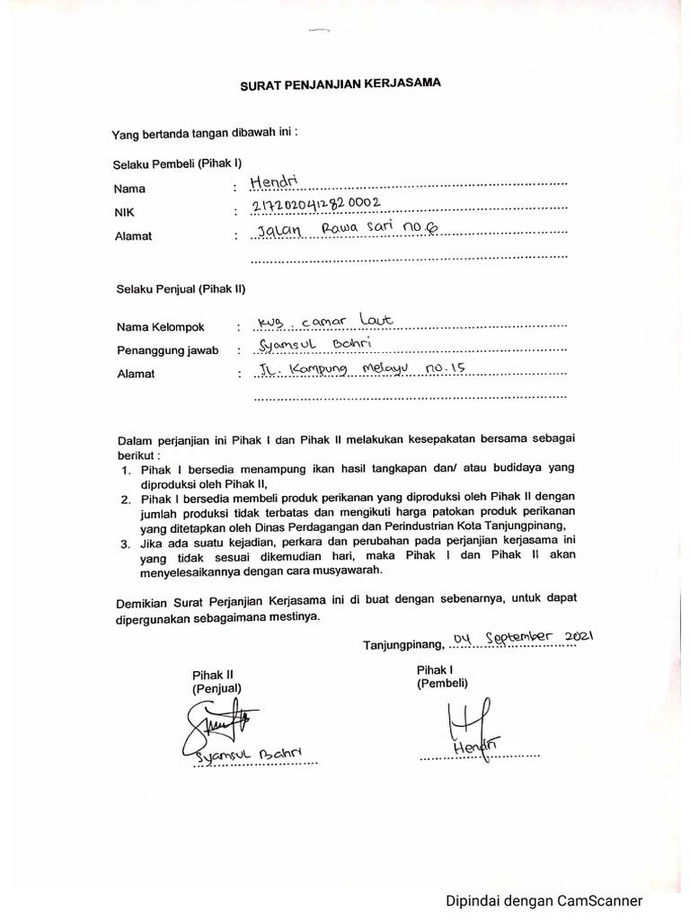 Akses Pasar KUB Camar Laut | PDF