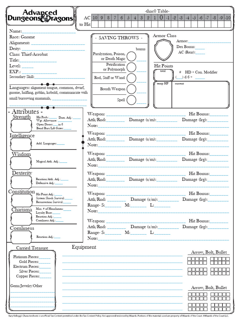 Gnome Thief-Acrobat | PDF