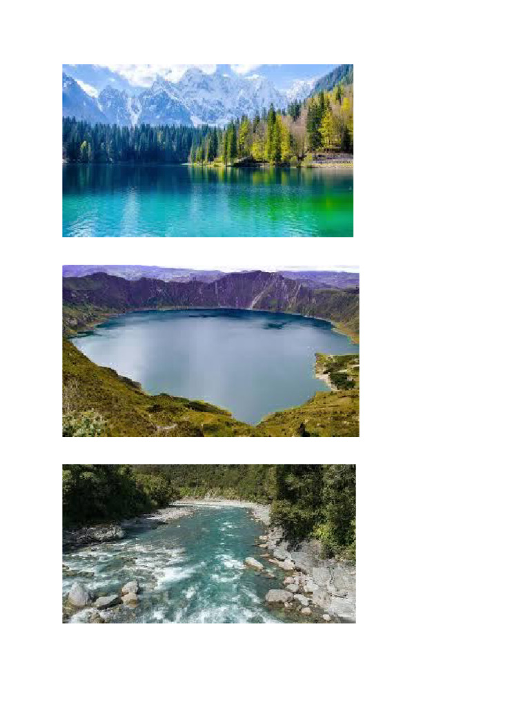 Lagos, Lagunas y Rios | PDF