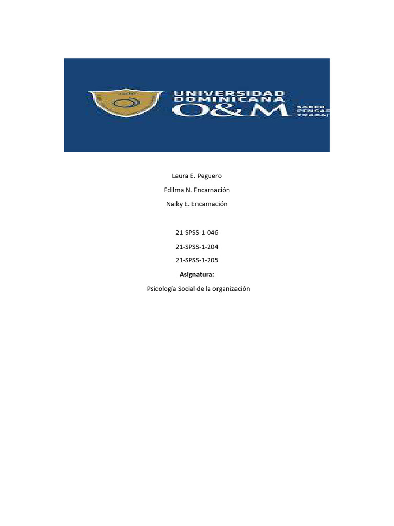 EXPOS | PDF | Business | Sicología