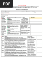 Detailed Lesson Plan (DLP) Format: Instructional Planning (Iplan) | PDF | Learning | Value (Ethics)