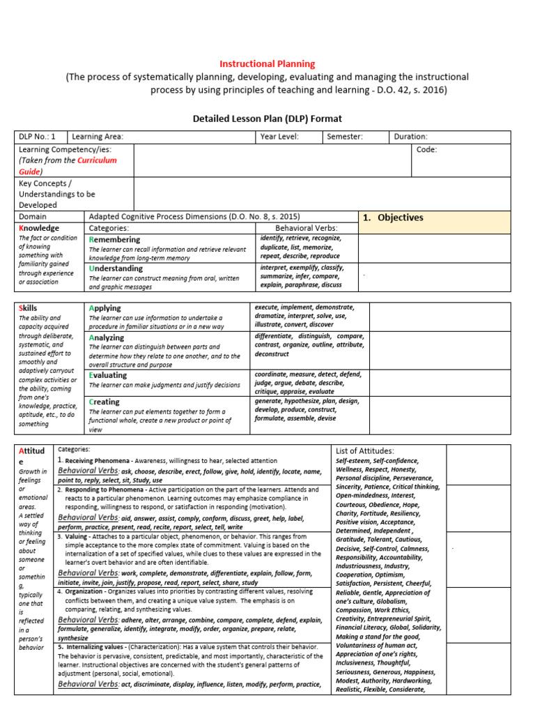 Lesson Pdf Learning Educational Assessment