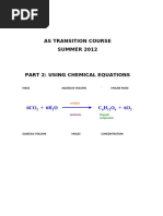 GCSE Reacting Masses Practice Questions | PDF