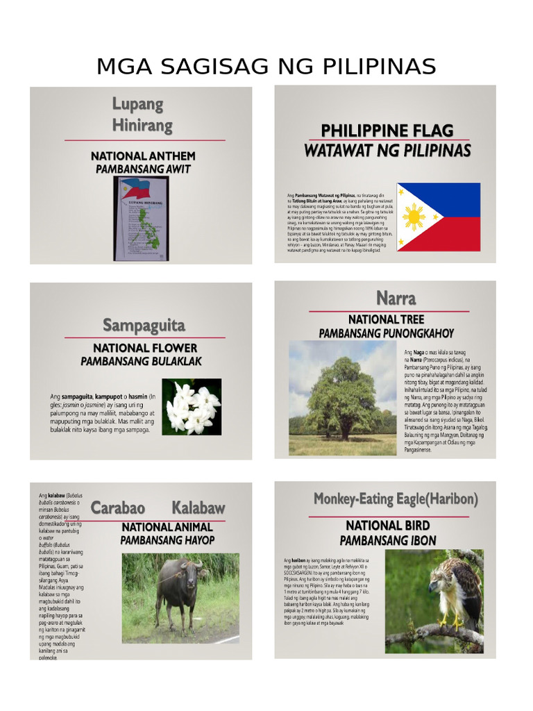 Mga Sagisag NG Pilipinas | PDF