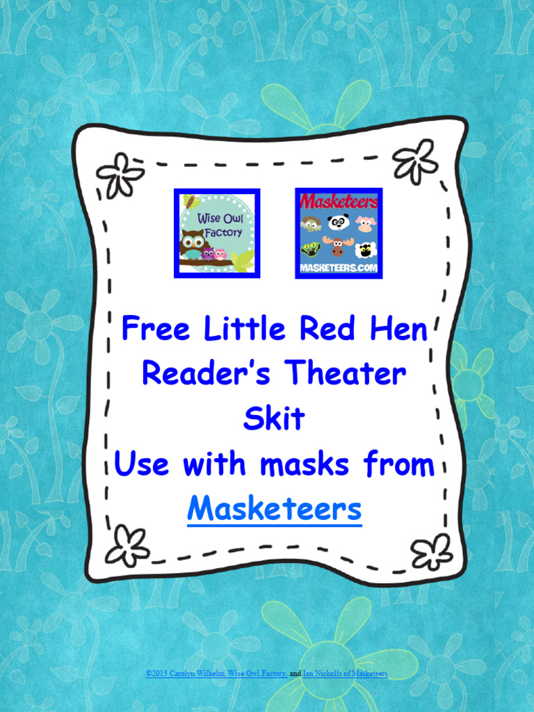 Little Red Hen Readers Theater Play | PDF | Breads