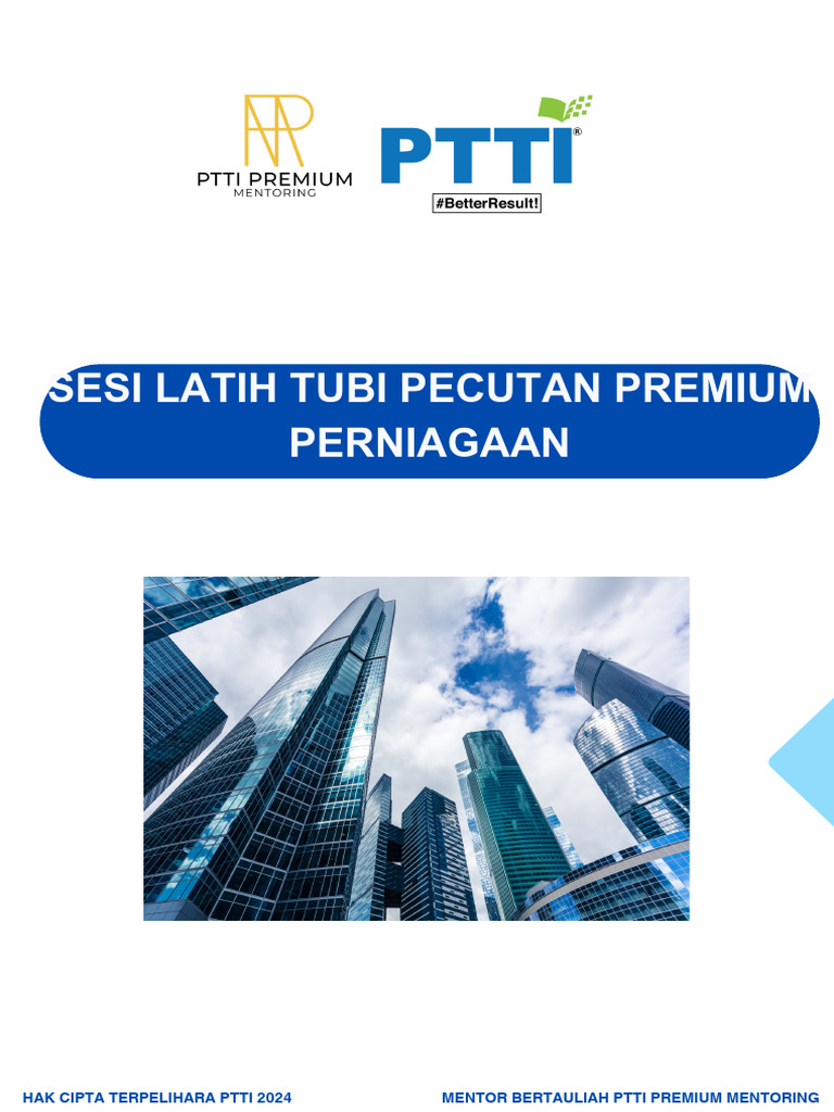 Sesi Latih Tubi Pecutan Premium Perniagaan | PDF