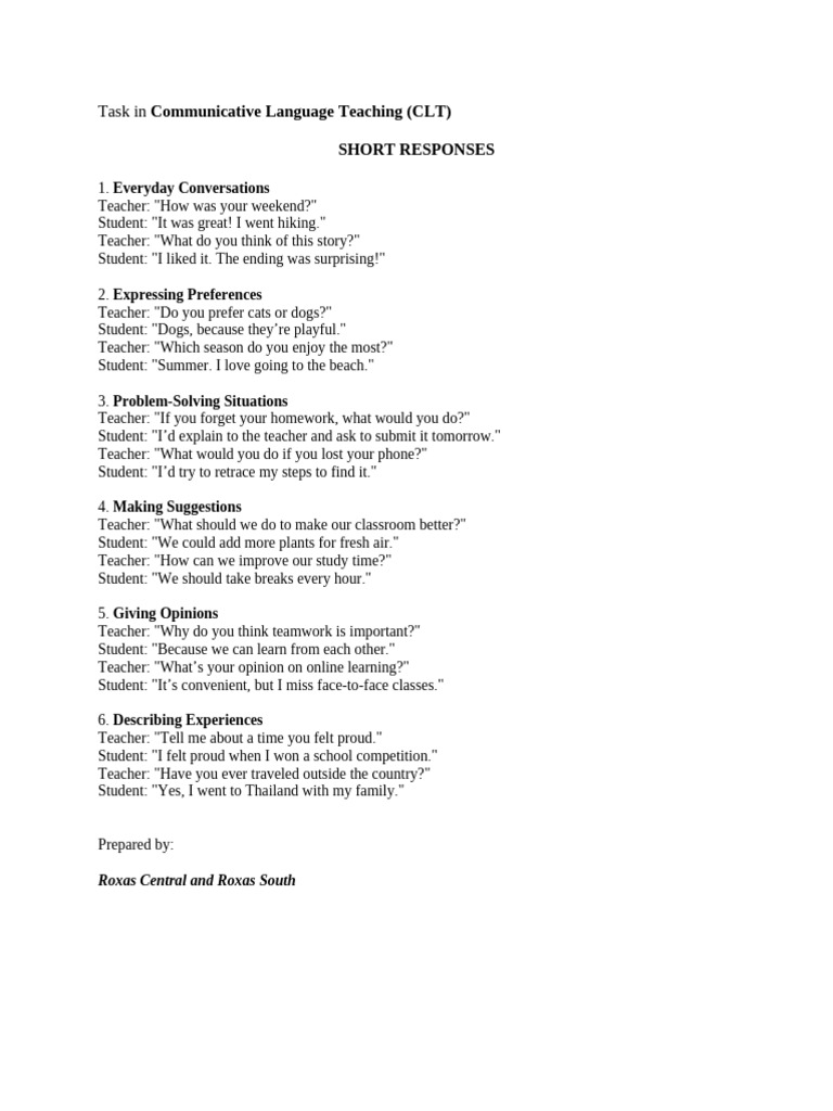 Task in Communicative Language Teaching | PDF | Language Arts & Discipline