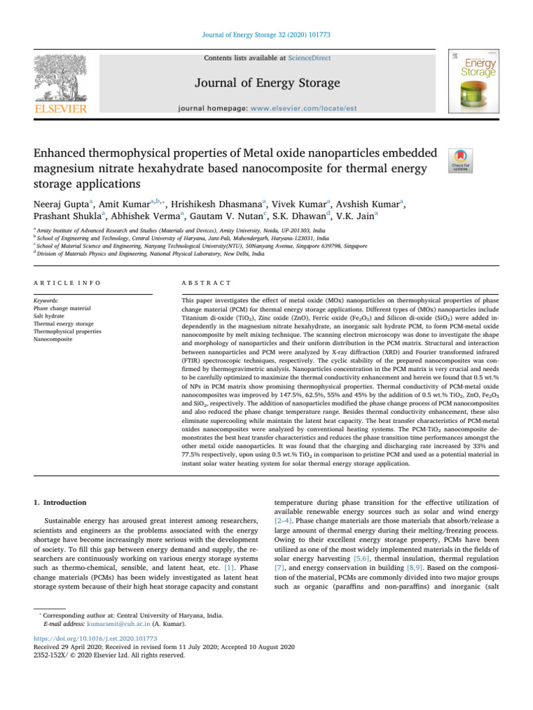 EDX Report + For Abstract Writing | PDF | Nanocomposite | Differential ...