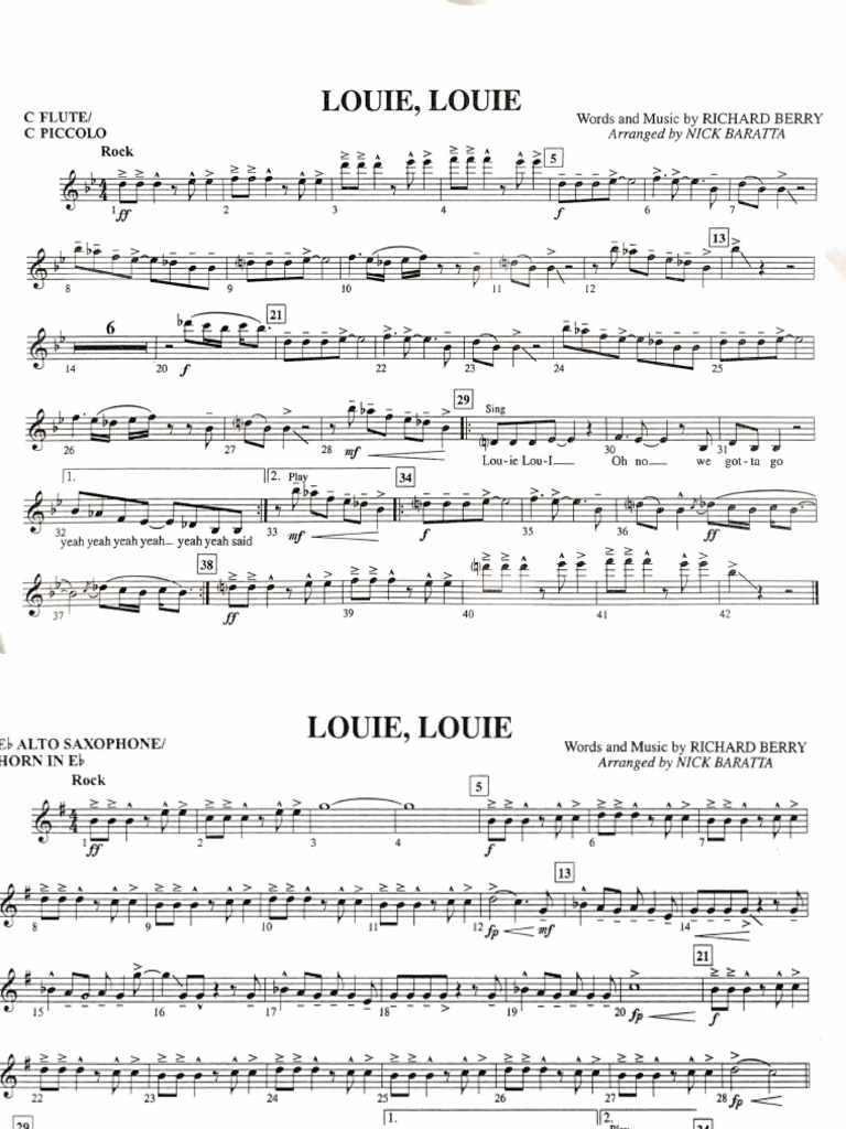 Louie Louie | PDF