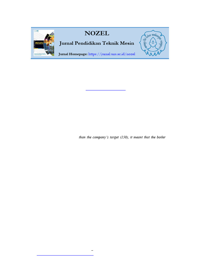 Analisis Performa Boiler Basuki Berdasarkan Rasio Antara | PDF