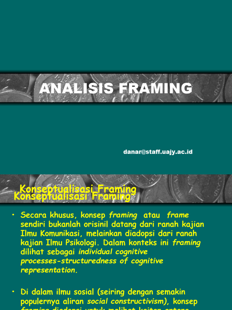 Analisis Framing | PDF | Karier & Perkembangan | Sains & Matematika