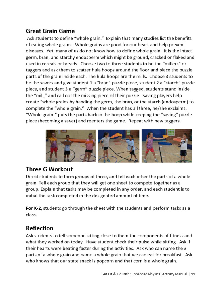 Get Fit & Flourish. Enhanced Physical Activity Manual Author Sandra ...