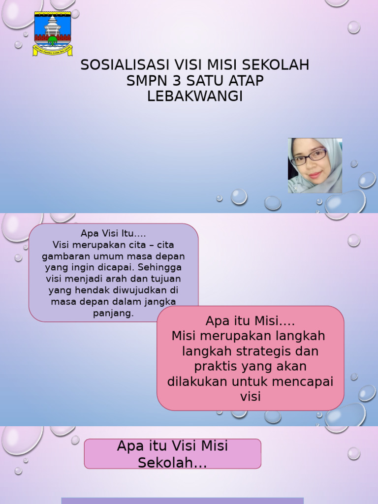 Sosialisasi Visi Misi Sekolah | PDF