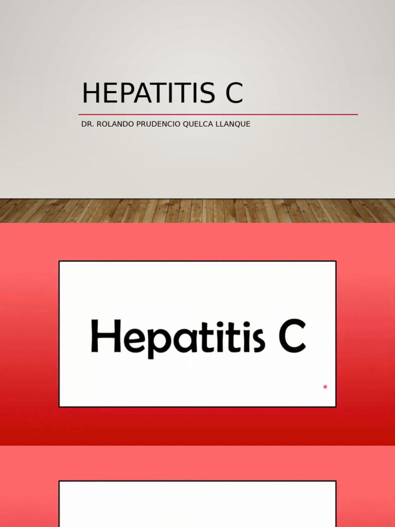 Fisiopatologia Hepatitis C | PDF