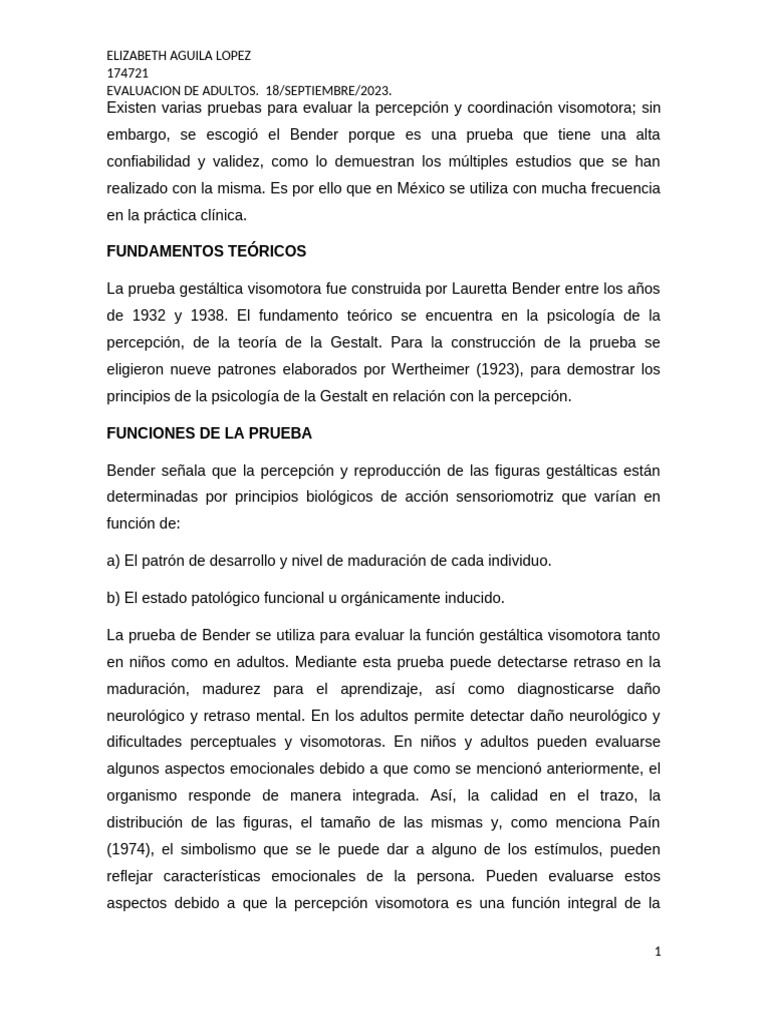 Bnder Resumen | PDF | Percepción | Sicología