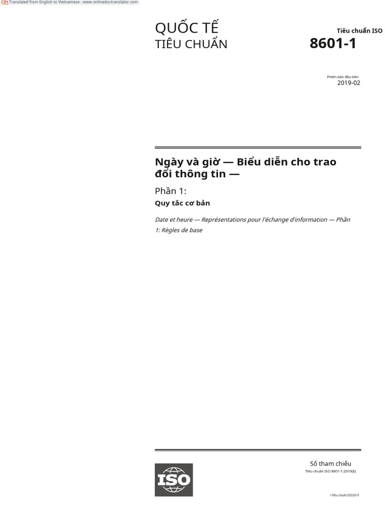 ISO 8601 1 2019 02.en - VI | PDF