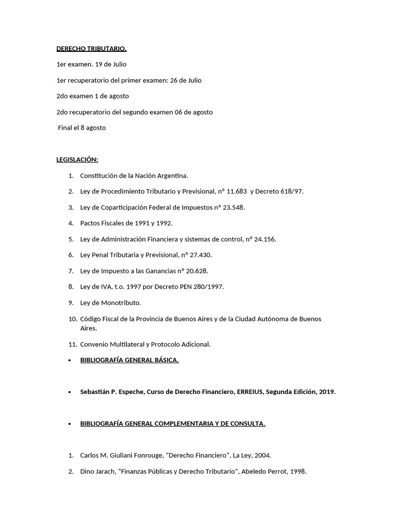 Derecho Tributario | PDF | Economias | Justicia