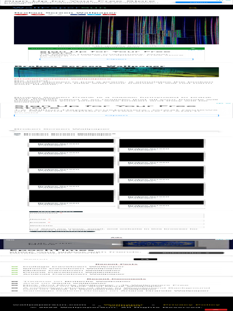 Prank Your Friends: Broken Screen Wallpaper | PDF | Arm Architecture ...
