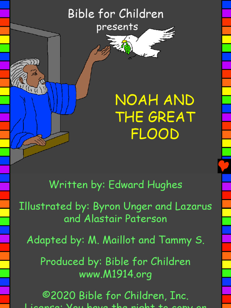 03 Noah and The Great Flood English PDA | PDF | Noah's Ark | Noah