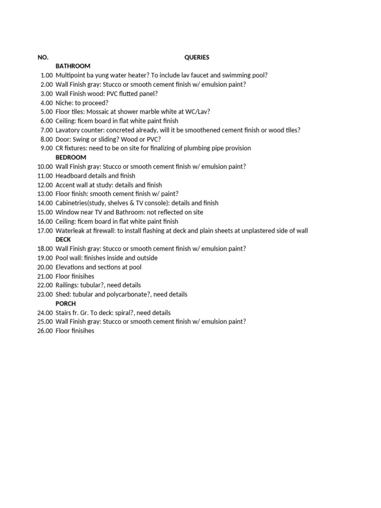 Curva-Tiny House Queries | PDF