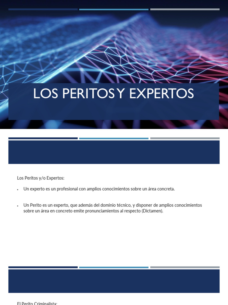 Peritos y Expertos | PDF | Ciencia forense | Criminología