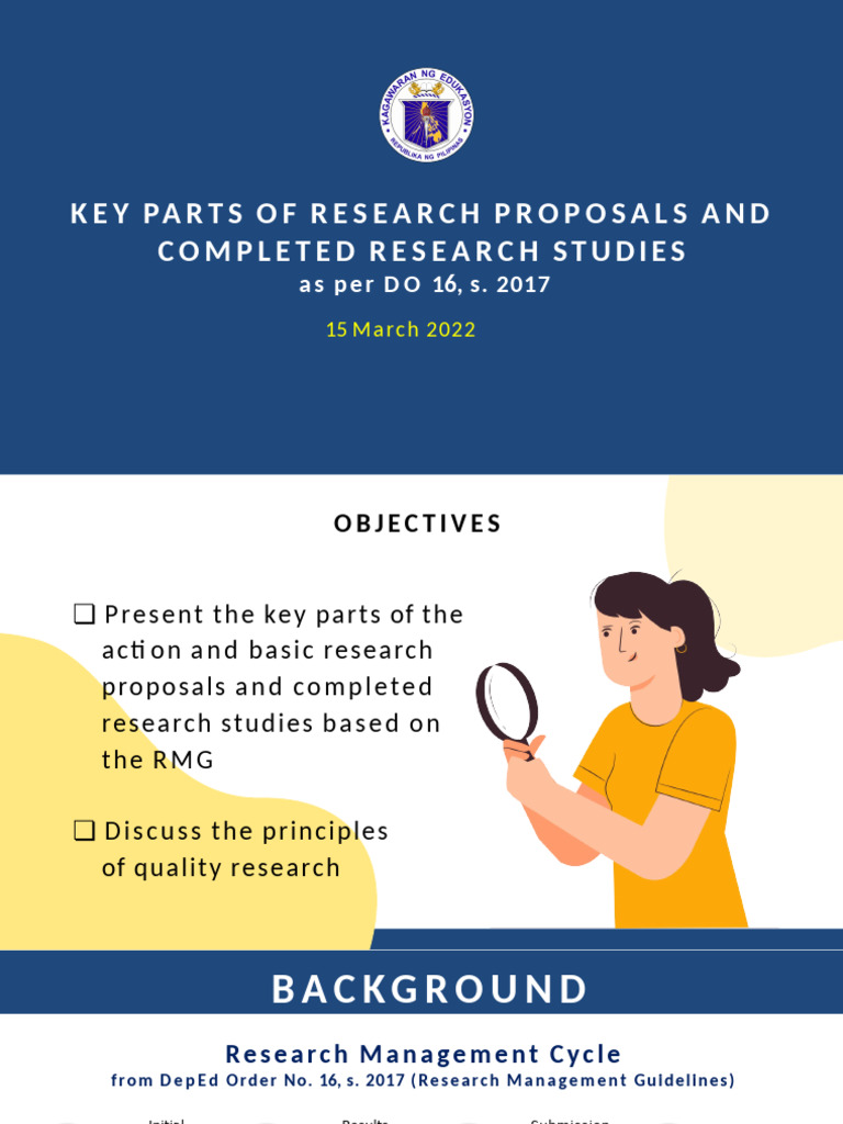 CapB1. Key Parts of Research Proposals and Completed Research Studies ...