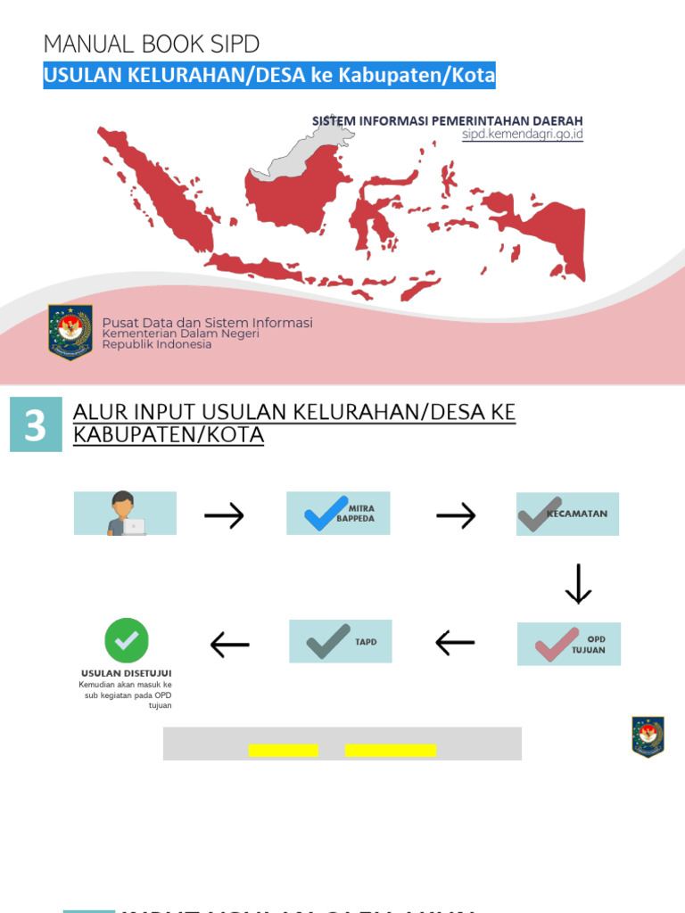 Petunjuk Input Usulan Desa-Kelurahan - SIPD | PDF
