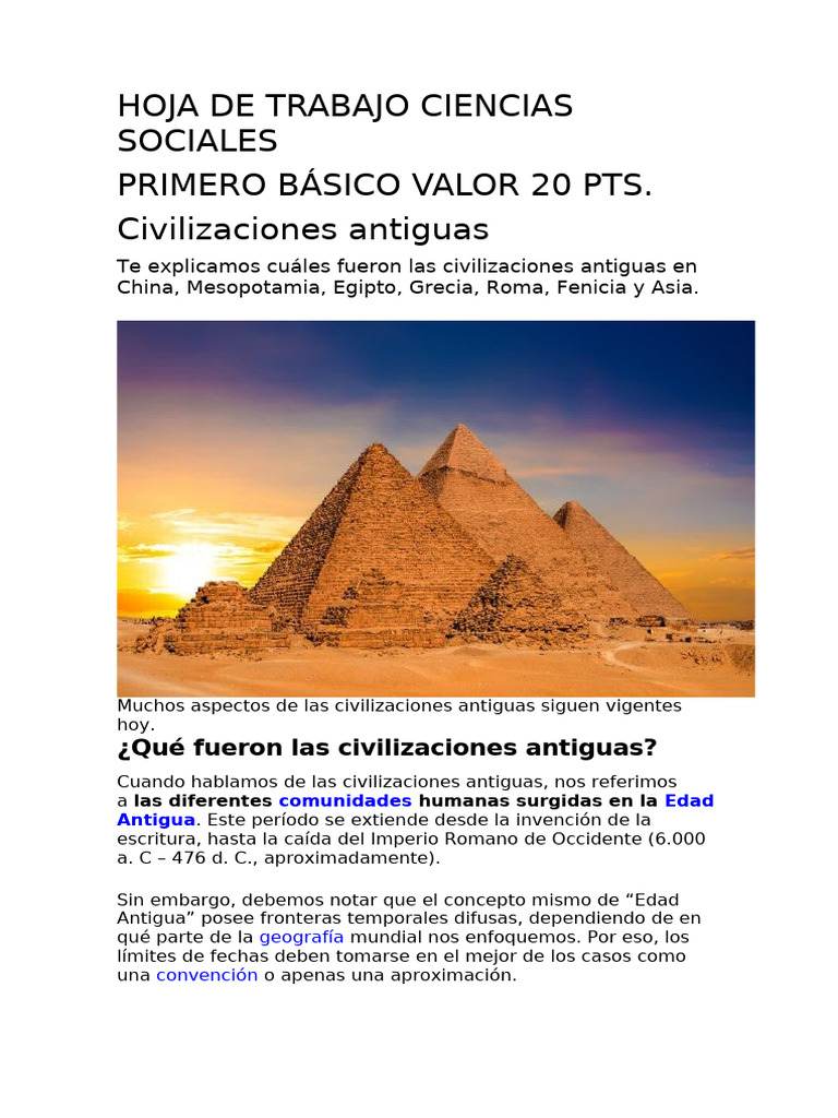 Hojas de Trabajo Cuarta Unidad Sociales | PDF | Imperio aqueménida | Antigua Grecia