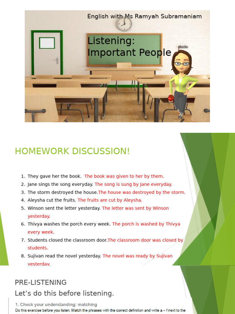 F2Important People Listening | PDF | Language Arts & Discipline ...