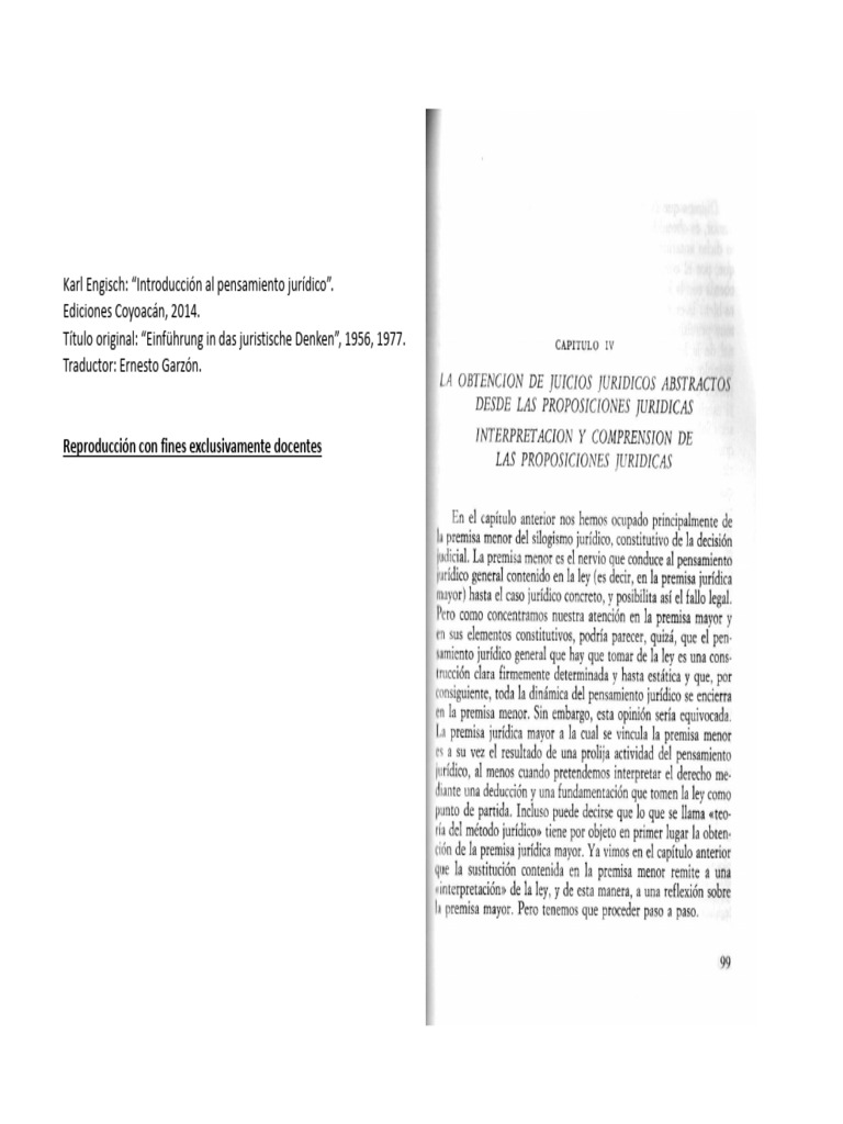Engisch | PDF | Filosofía