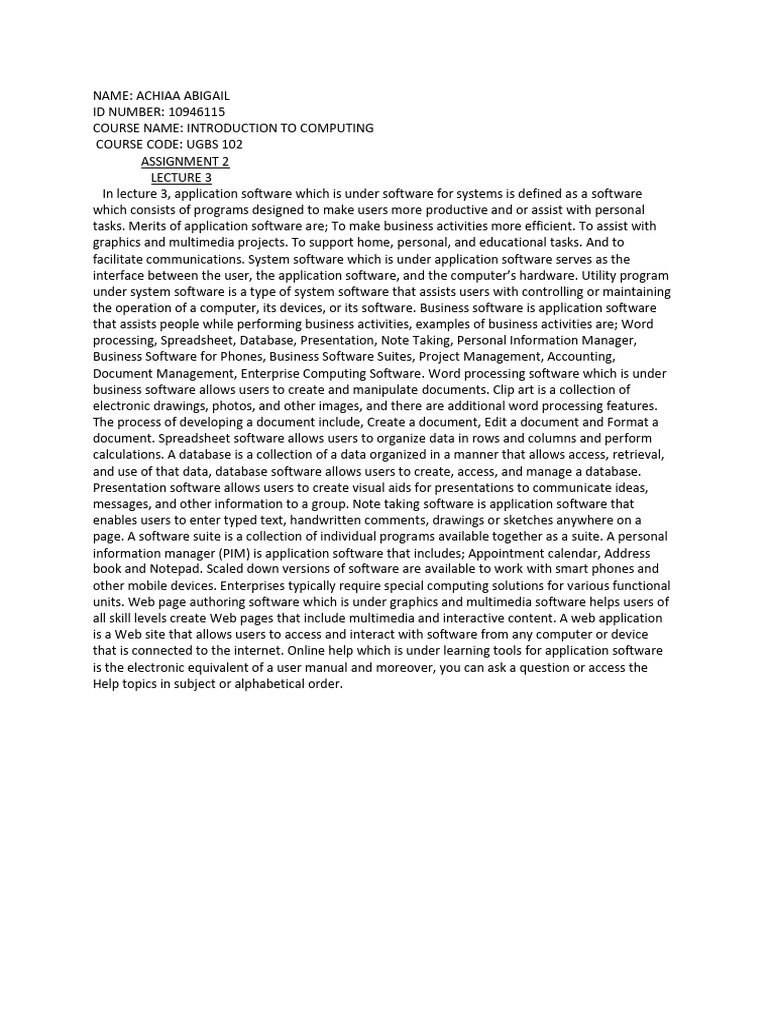 Interface Between The User, The Application Software, and The Computer's Hardware. Utility ...