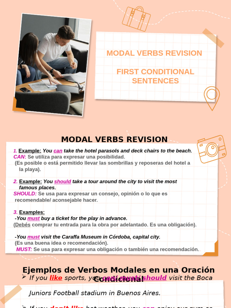 Modal Verbs - First Conditional Sentences | PDF