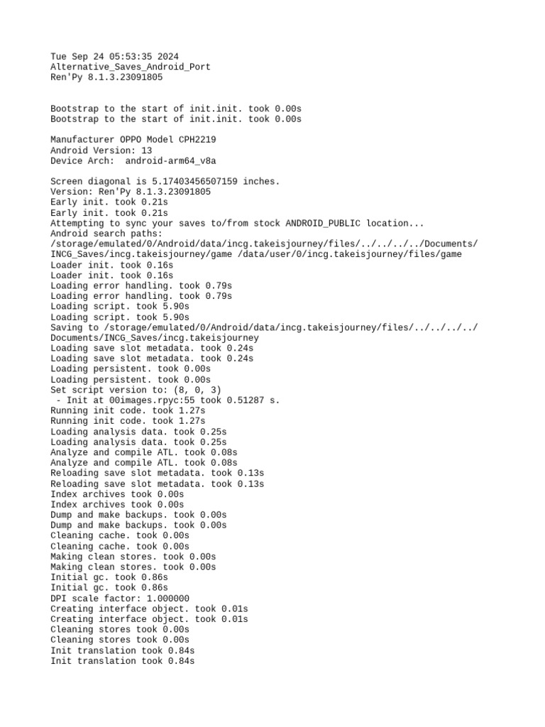 Log | PDF | Booting | Android (Operating System)