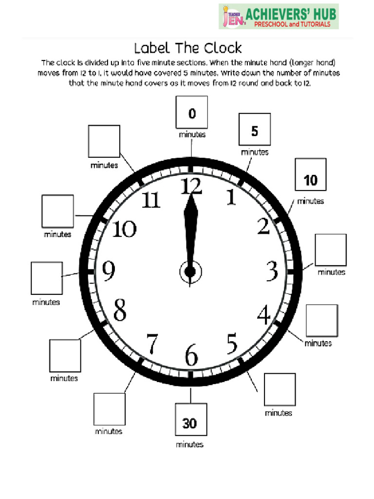 Y2 Telling Time Quiz | PDF